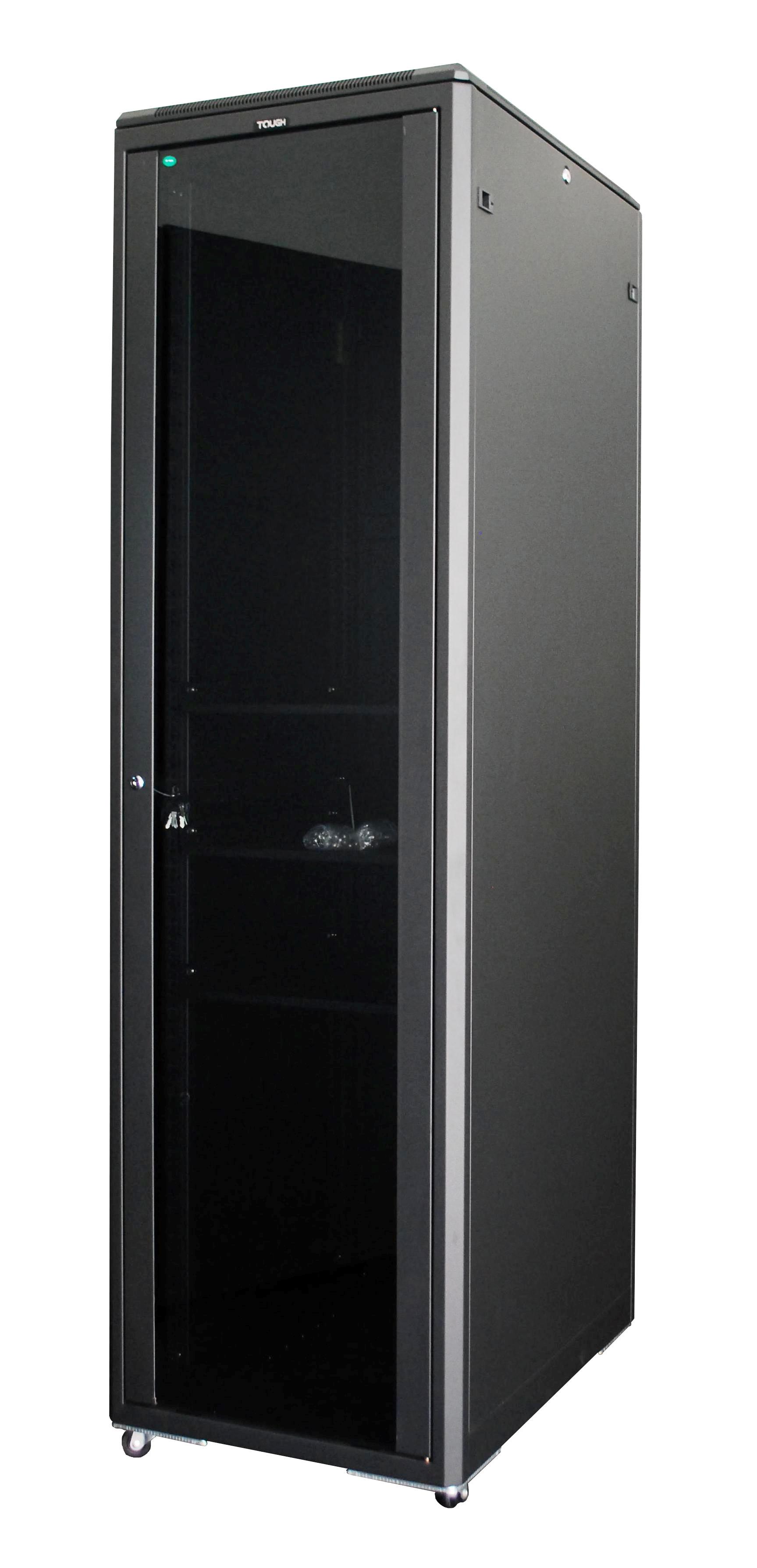 Server Rack 19 42U Cabinet With Glass Door Perforated Server Rack 19 42U Cabinet With Glass Door Perforated